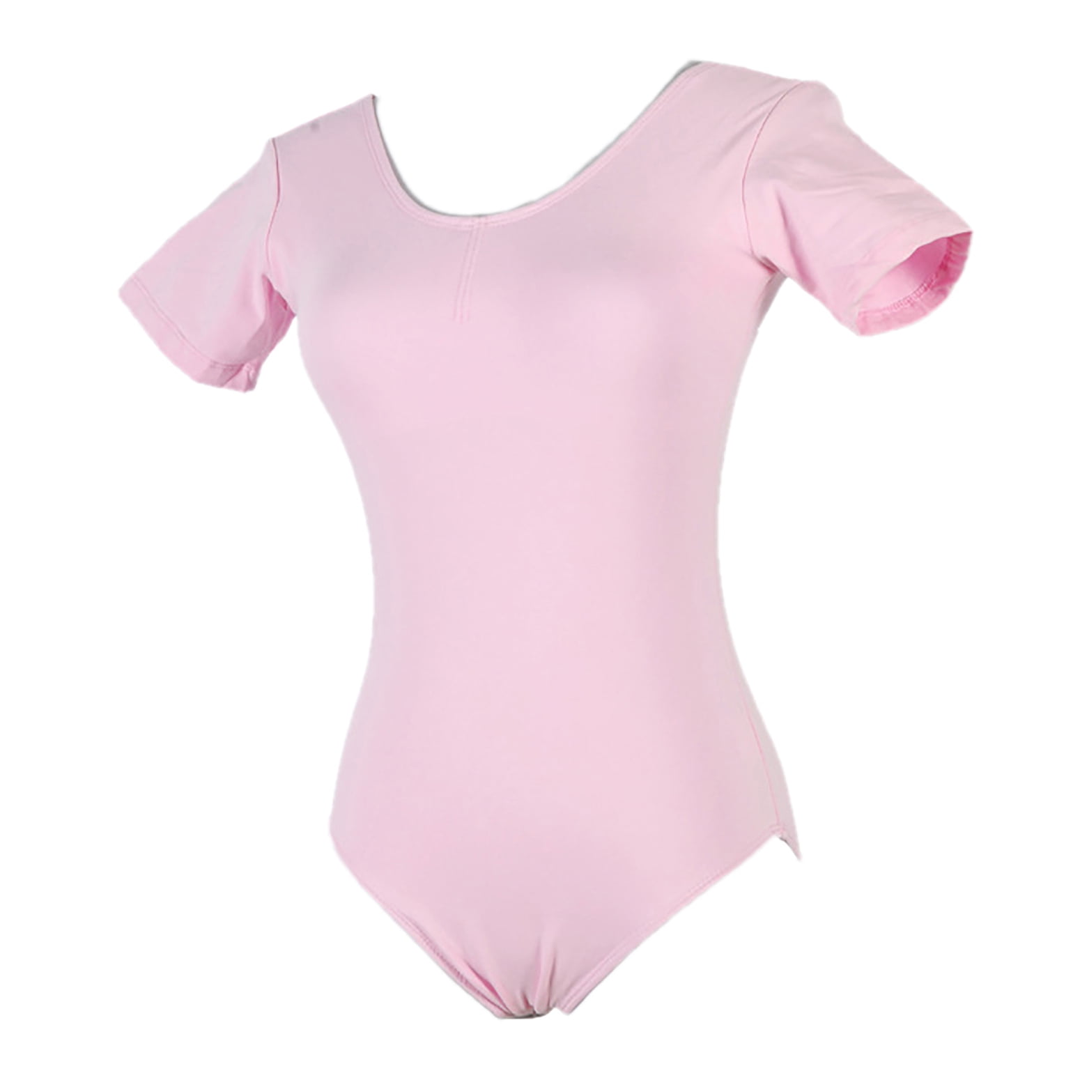 Leotard Dance Short Sleeve Leotard Ballet Ballroom Dancing Practice ...