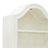 Open Shelf Storage Wood Bookcase with Puck Light in White by Pulaski ...