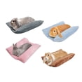 15.7 x 14In Rabbits Bed,Thickened Soft Bunnies Concave Bed,Cuddle ...