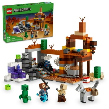 LEGO Minecraft Gift Set, 3 Imaginative Building Sets in 1 Box, Video ...