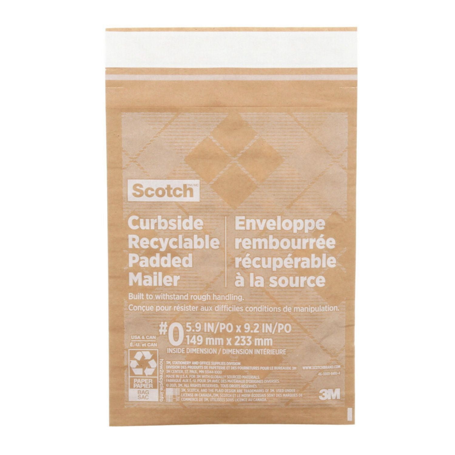 Click here for Scotch Curbside Recyclable Padded Mailer Cr-0-1-20... prices