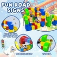 Yippzo Magnetic Track Car Toys, Flexible Car Track Magnetic Train Set ...