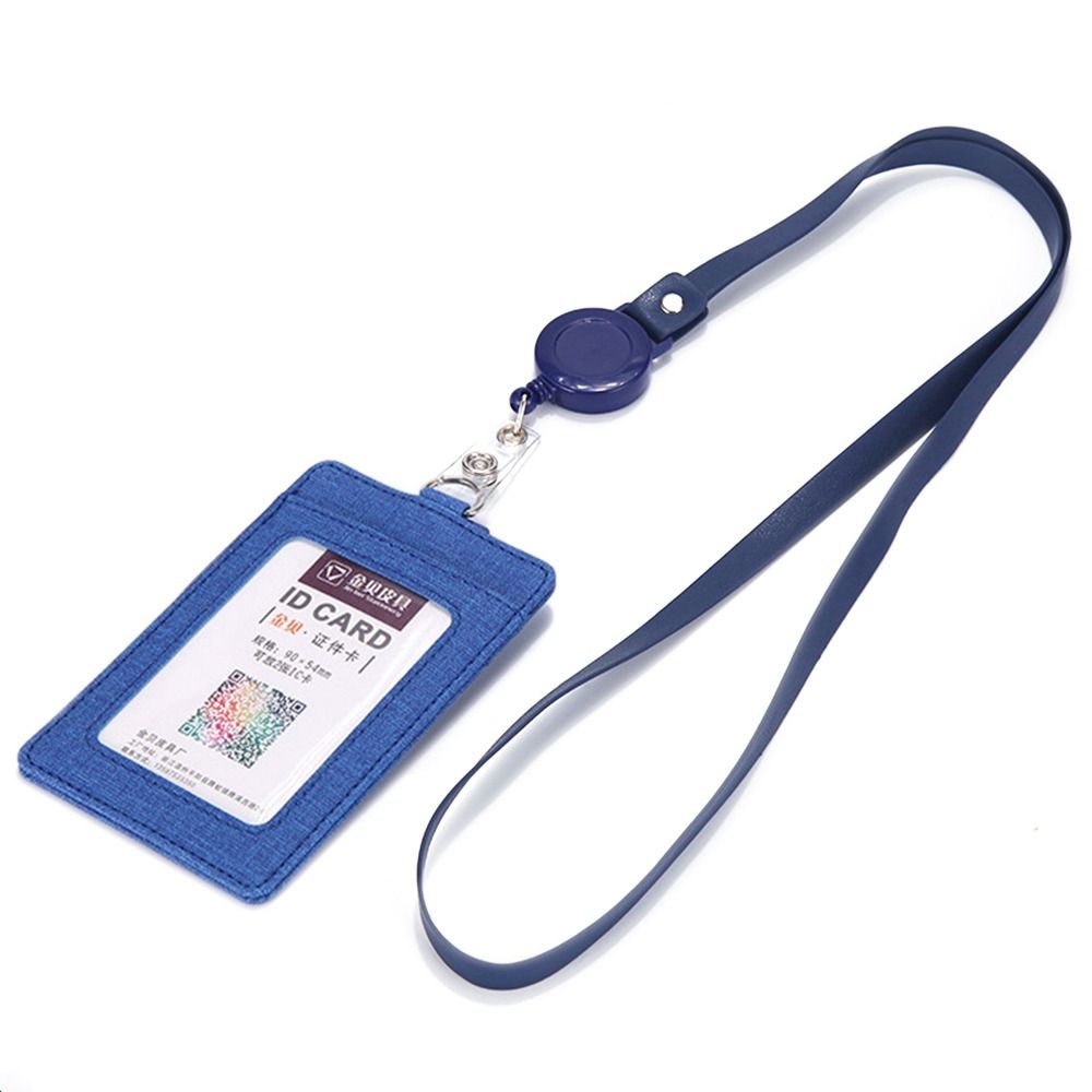 Retractable Lanyards Office School Bank Credit Card Multifunctional PU ...