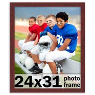 22x30 Frame Black Solid Wood Picture Frame | 0.75 Inch Moulding Width ...