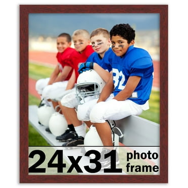 22x30 Frame Black Solid Wood Picture Frame | 0.75 Inch Moulding Width ...