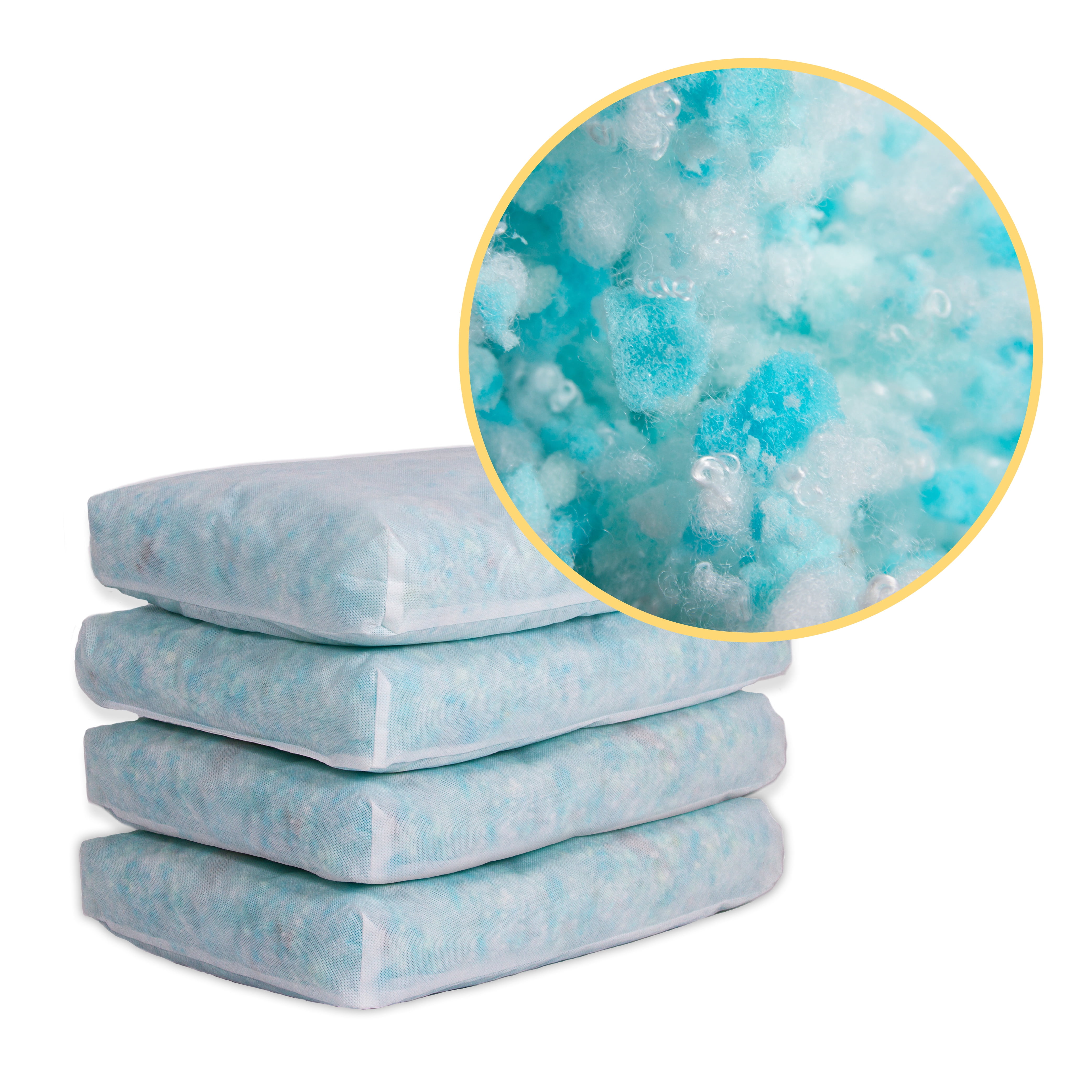 Keet Exclusive Memory Foam Blend, 8 lb (4 cushions, 2 lb/each), Refill ...