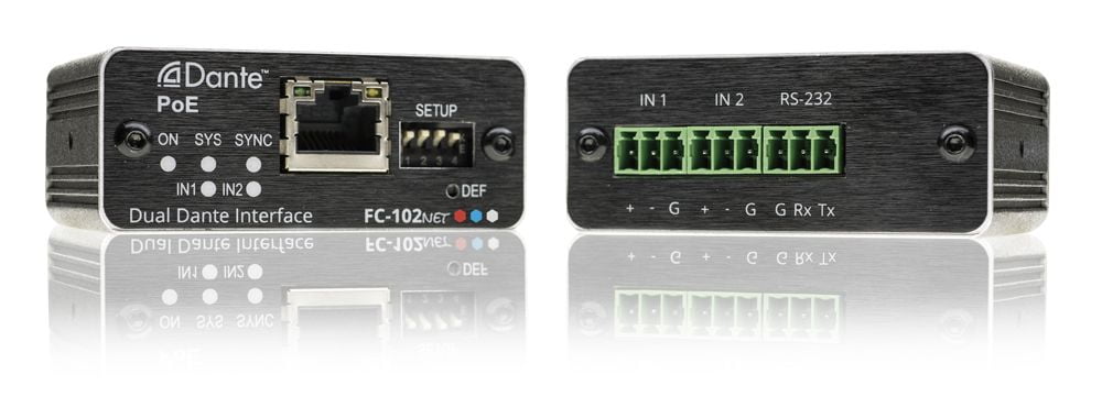 Kramer 2-Channel Dante Encoder & PoE Acceptor - Walmart.com