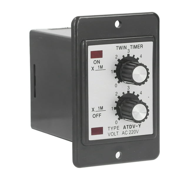 Delay Relay,Twin Timer Relay 6M Double Cycle Timer Relay Cycle Delay Relay Smart Functionality ...