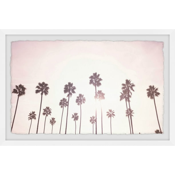 Marmont Hill The Palm Trees Framed Wall Art - Walmart.com - Walmart.com