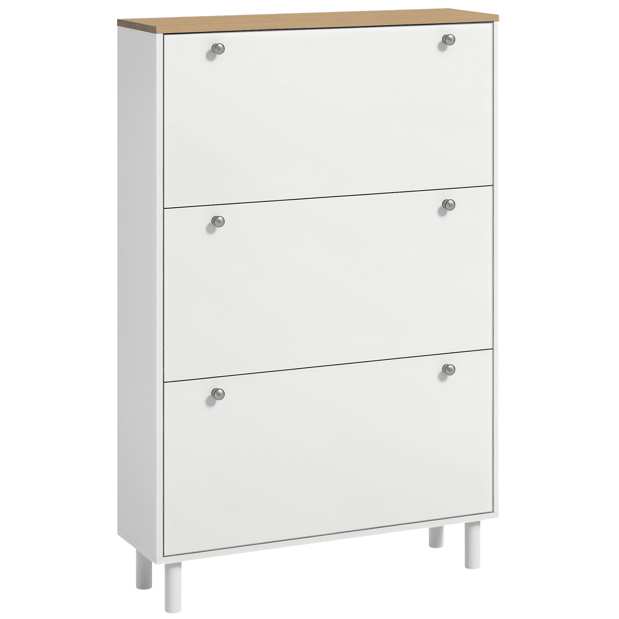 Click here for Homcom Shoe Cabinet With 3 Flip Drawers For 24 Pai... prices