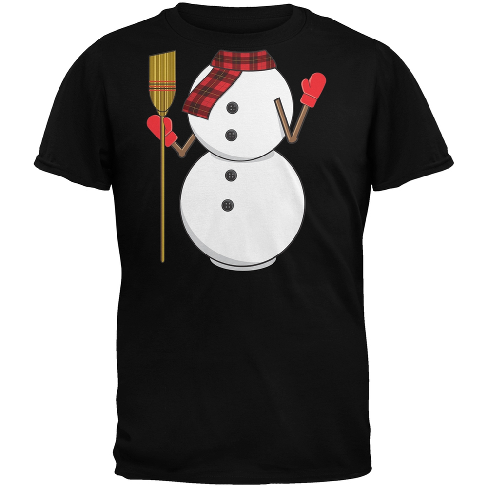 Snowman Body Costume Black Youth T-Shirt - Youth Large - Walmart.com ...