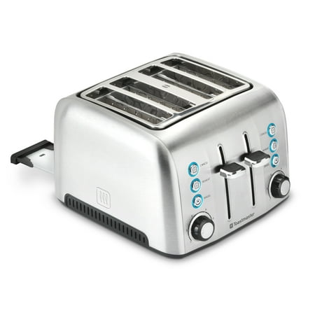 Toastmaster 4-Slice Stainless Steel Toaster - Walmart.com - Walmart.com