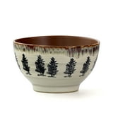 Elama Majestic Wolf 16 Piece Round Stoneware Dinnerware Set in Taupe ...