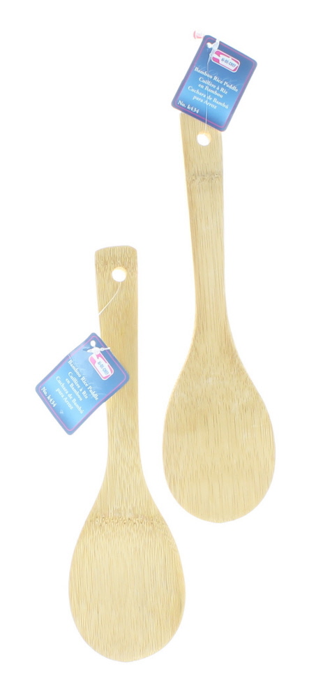 Lot of 2 Bamboo Rice Paddles Cooking Utensil Al-De-Chef K434 - Walmart.com