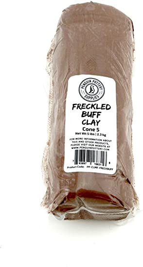 Craft Supplies & Tools Sculpting & Forming Mid Fire 5 lbs Freckled Buff ...