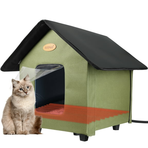 Clawsable Indestructible Heated Cat House for Outside Cats, Extremely ...