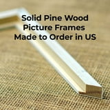 21x40 Frame White Real Wood Picture Frame Width 0.75 inches | Interior ...