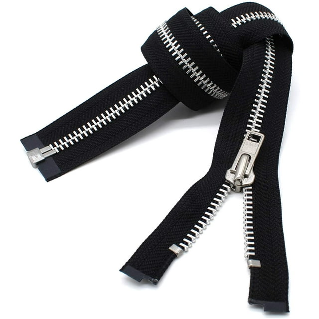 YKK 33" Jacket Zipper YKK #8 Extra Heavy Duty Aluminum Separating ...