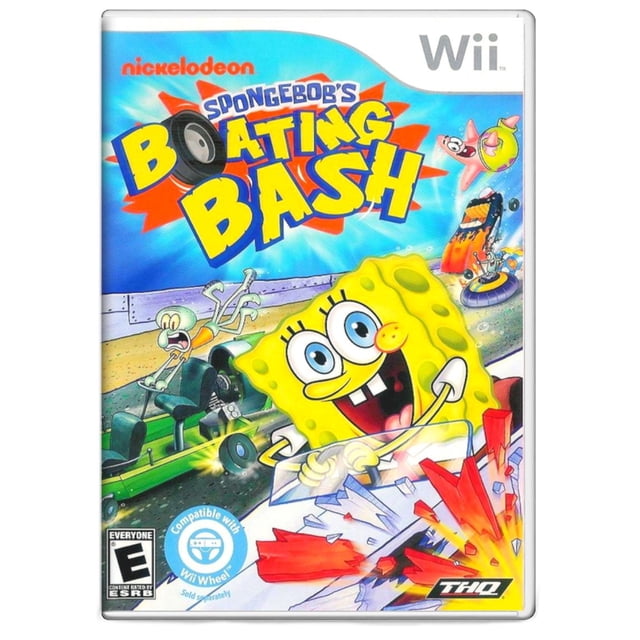 Used SpongeBobs Boating Bash - Nintendo Wii (Used) - Walmart.com