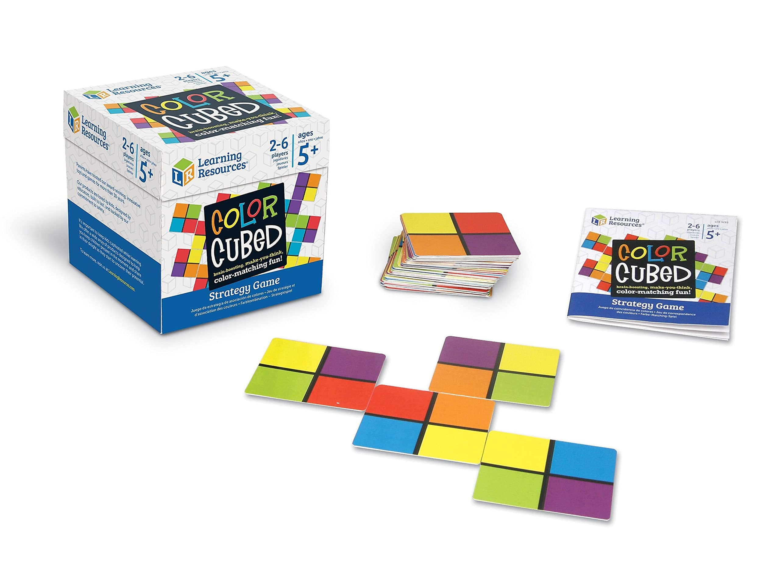 Recursos de aprendizaje del juego Color Cubed Strategy para 2-6 ...