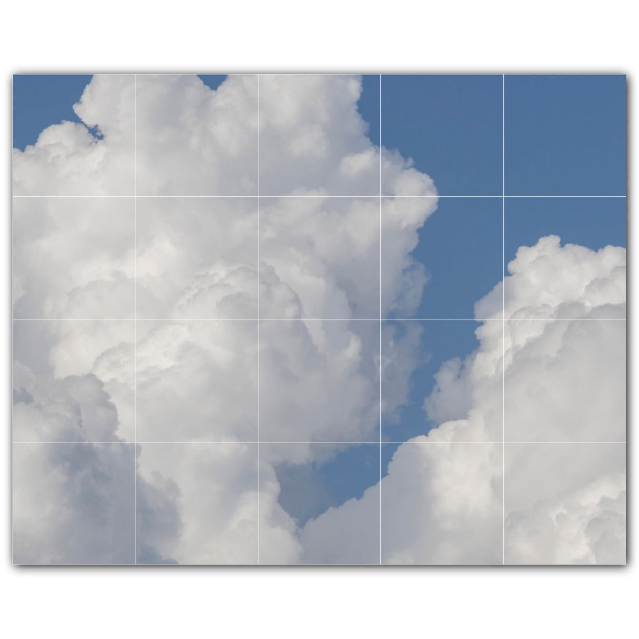 Picture-Tiles.com: Clouds Ceramic Tile Wall Mural WAL500377-54M. 30"W x ...
