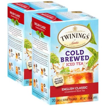 Twinings Fresh Medley Cold Brewed Iced Tea, Unsweetened Mixed Berries ...