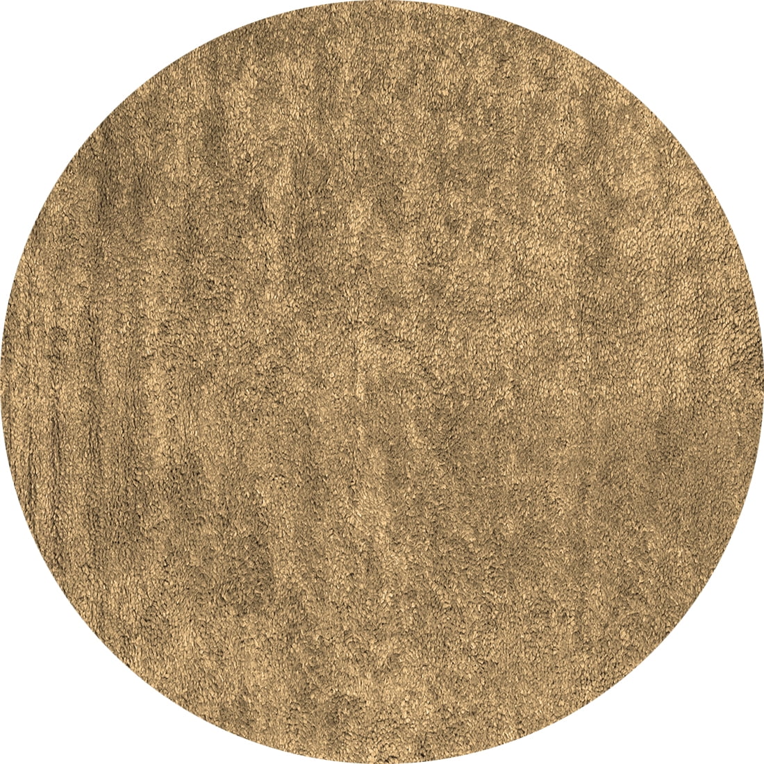 Ahgly Company Indoor Round Abstract Brown Contemporary Area Rugs, 7 ...