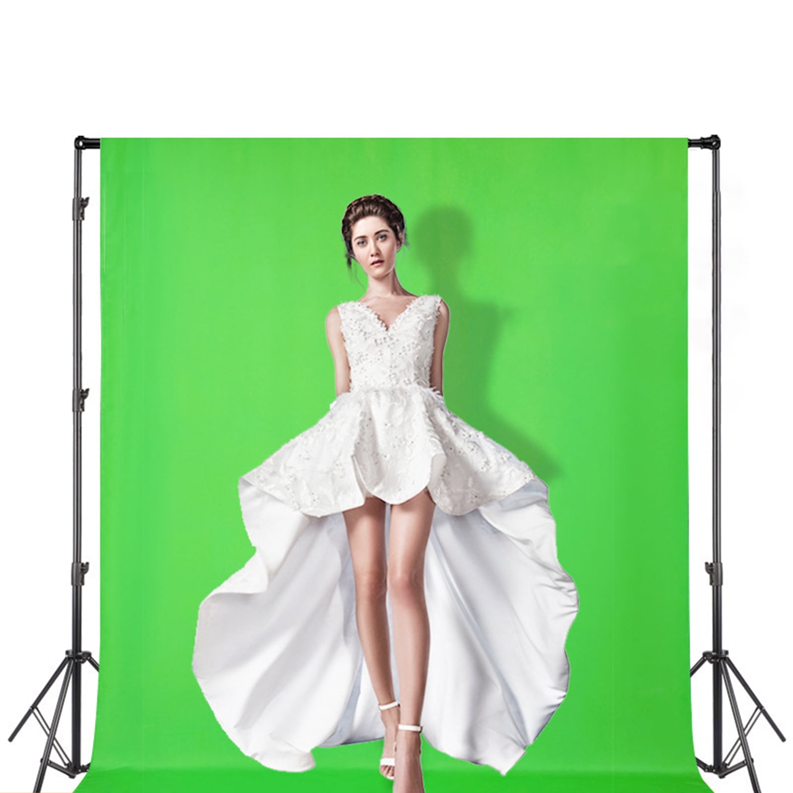 Green Screen Backdrop - Double Thickness Non-fading Washable Background ...