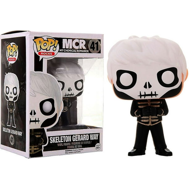 Funko POP! Rocks Skeleton Gerard Way Vinyl Figure - Walmart.com ...