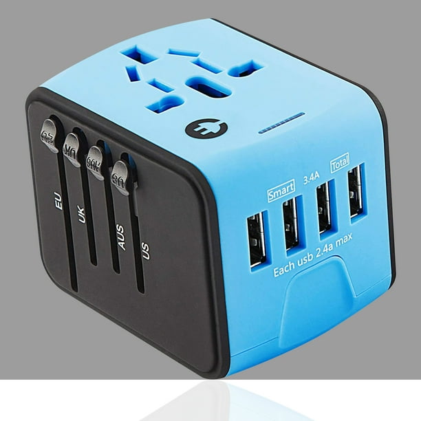 International Power Adapter, Universal Worldwide Travel Charger with 2 ...