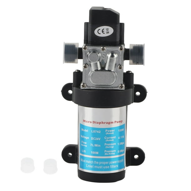 Automatic Water Pumps, Low Consumption DC24V 7L/Min Electric Diaphragm ...
