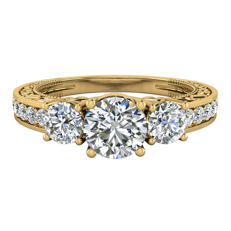 Hamilton Watch Presentation Box (Single)s Three-Stone Rings; A Story Of ...