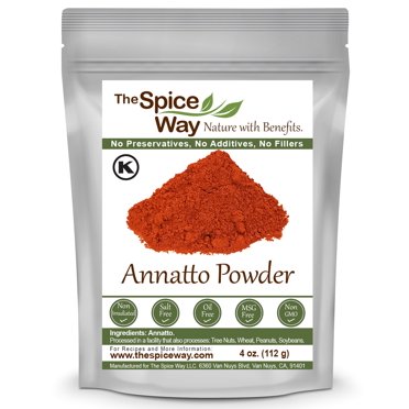 Organic Annatto Ground - Certified USDA Organic - Ground Achiote Powder ...