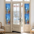Big Ben Window Privacy Film, Urban Street Red Bus Impressionist Frosted ...
