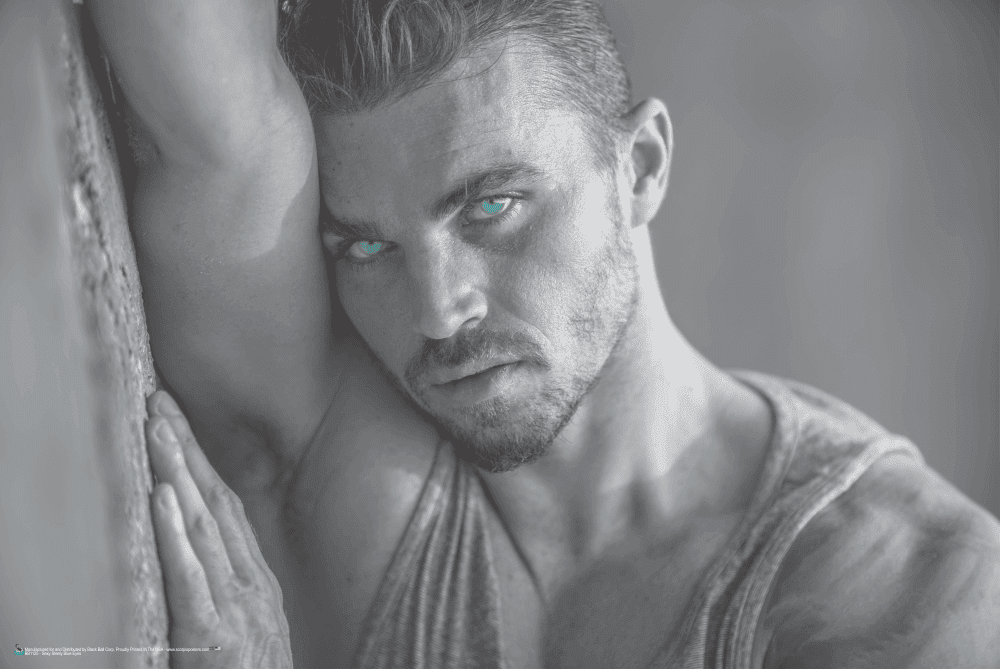 Sexy Steely Blue Eyes Poster 36.5" x 24.5" Laminated - Walmart.com