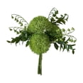 Artificial Green Ball Bouquet Faux Floral Centerpiece Table Decor ...