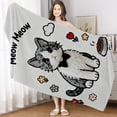 1PC: Microfiber printed bath towel, beach towel, cute cat pattern ...