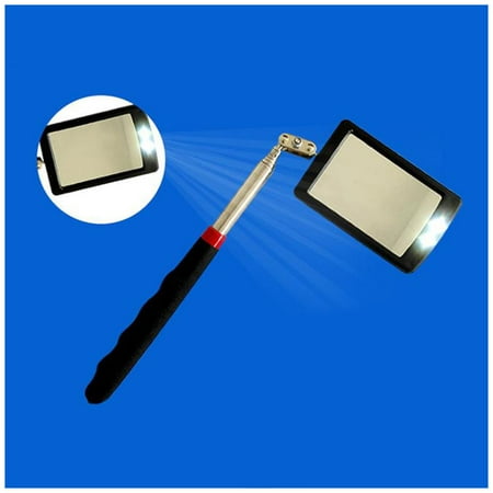 Inspection Mirror Stainless 360 Degrees Free Rotation This telescopic ...