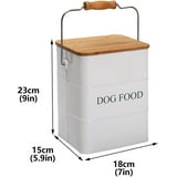 Pethiy Dog Food Storage Container Dog Treats Jar, Farmhouse Dog Food ...