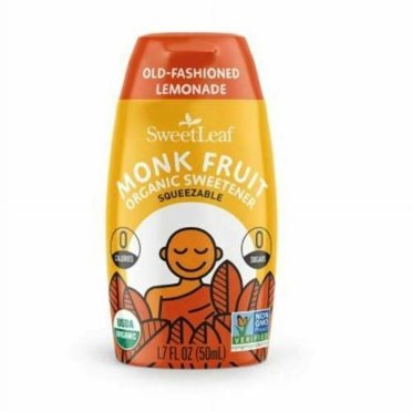 Monk Fruit Concentrated Liquid Sweetener (Optimized with Erythritol) 1.33 FL OZ (37 mL ...