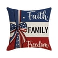 18x18in Independence Day Throw Pillowcase Cover - High Definition ...