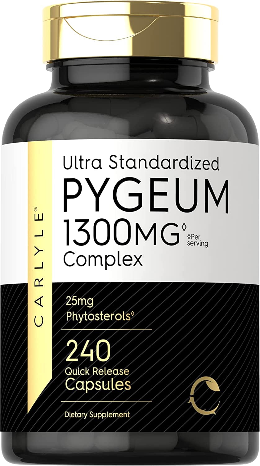 Pygeum Bark Extract 1300mg | 240 Capsules | by Carlyle - Walmart.com