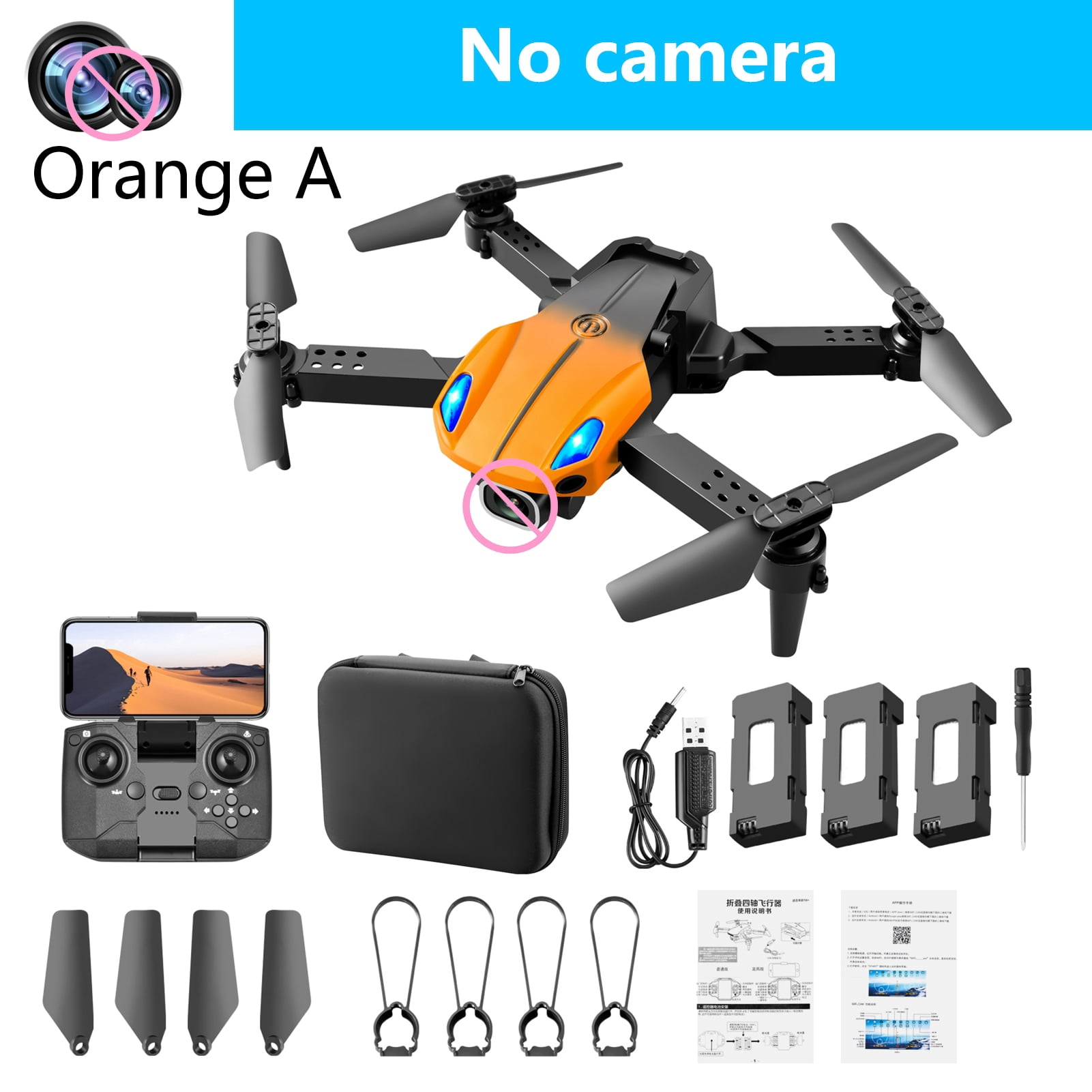 KY907 Camera Drone Foldable Obstacle Avoidance 4K Camera Mini Drone ...
