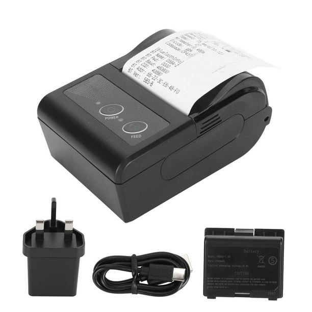58mm Thermal Printer BT Connection 50 to 80mm/s 203DPI USB Port Easy ...