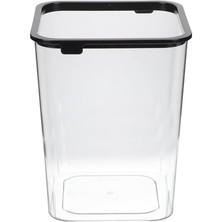 Transparent Garbage Basket Plastic Trash Can Waste Basket Decorative ...