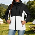 ClodeEU Women's Waterproof Zip Up Hooded Jacket,Outdoor Hiking ...