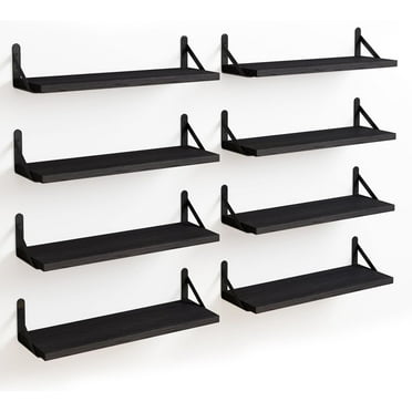Floating Shelves, Set of 3 Wall Shelves (Multiple Sizes & Colors) by ...