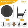 12 Pcs Adhesive Hook for Bathroom Self Adhesive Extra Sticky Hook Round ...