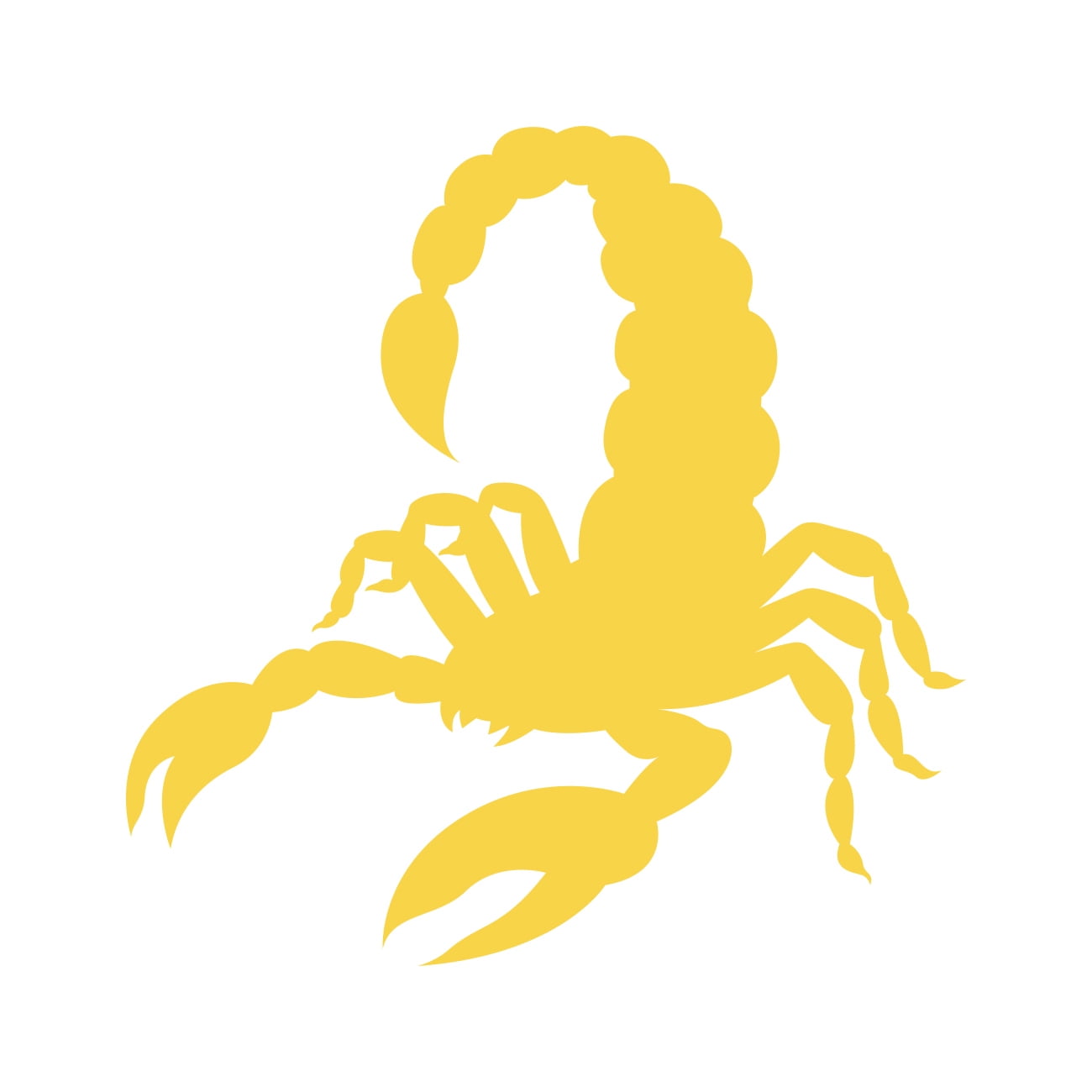 Scorpion Sticker Decal Die Cut - Self Adhesive Vinyl - Weatherproof ...