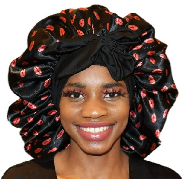 LAICAIW Bonnet Queen Silk Bonnet Satin Bonnet Hair Bonnet for Sleeping ...